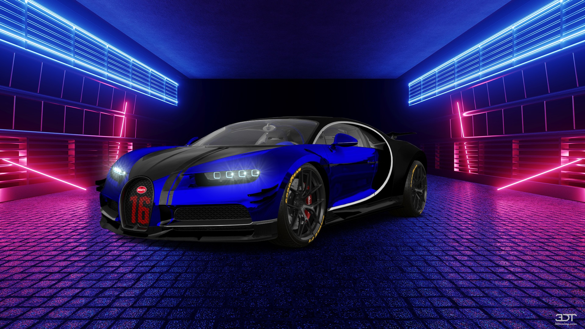 rtqyyyy's 2016 Bugatti Chiron custom build | 3DTuning
