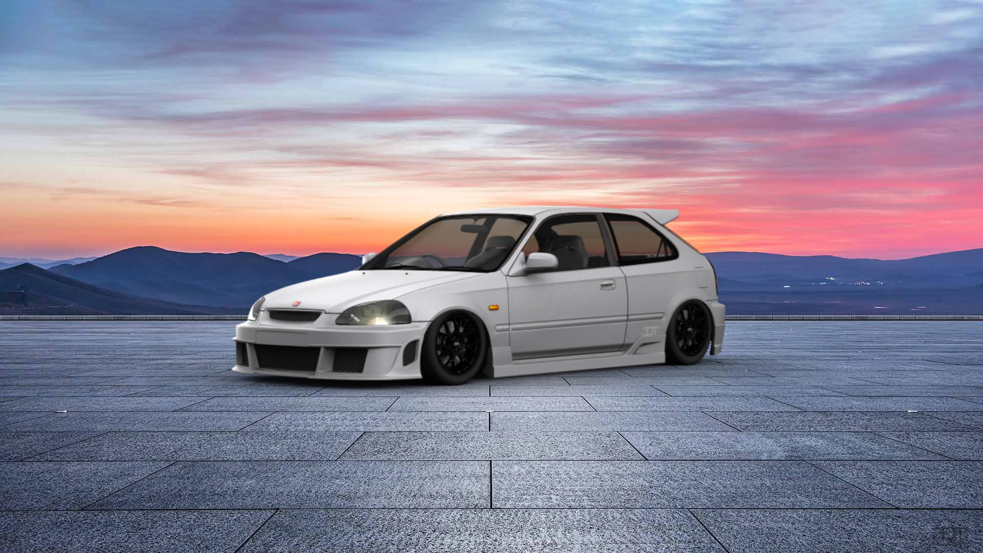 Honda Civic Type-R 1997 — 20 modifications by Pablo | 3DTuning