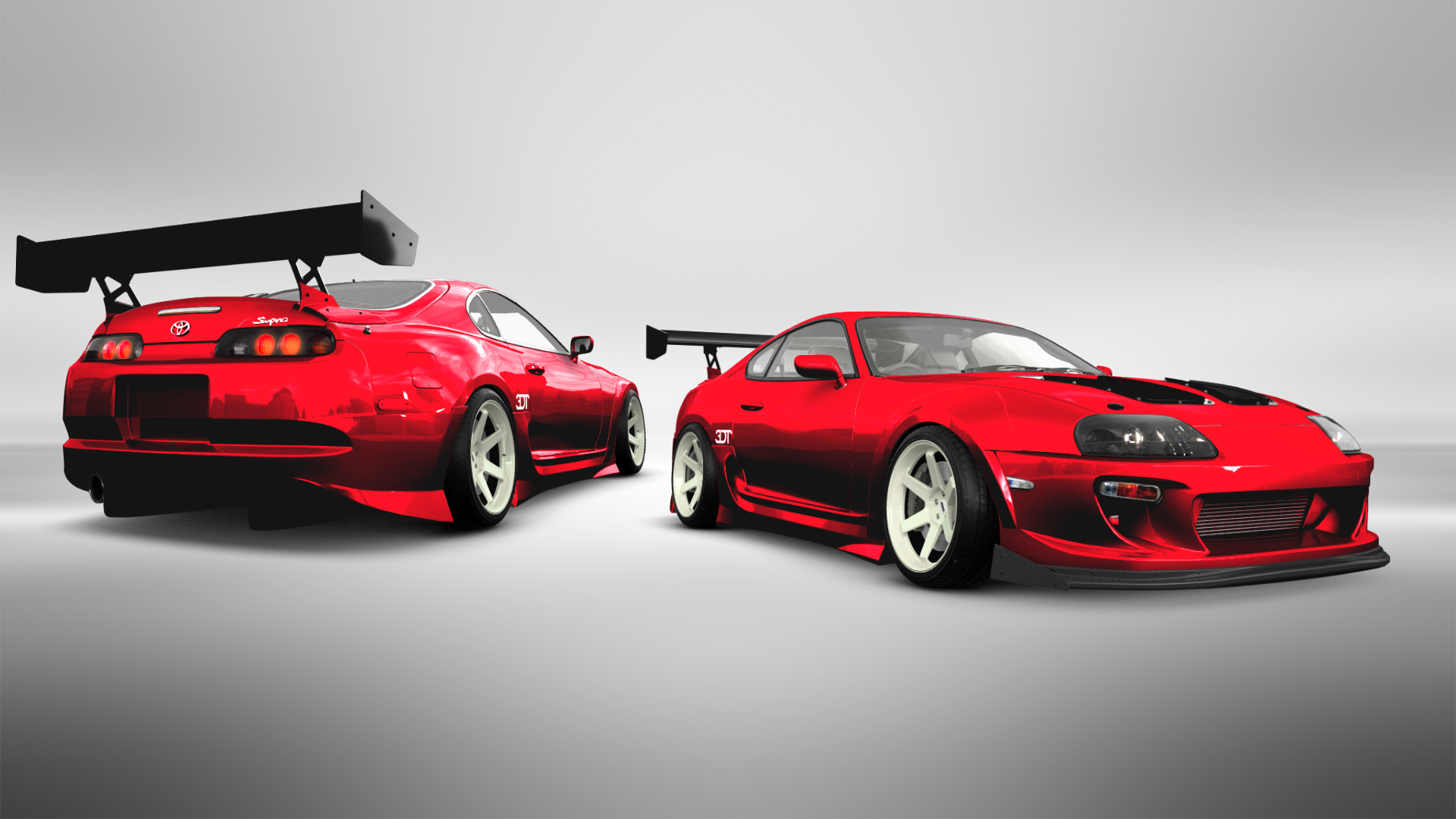 Master Hasashi's Toyota Supra 2000 with Tops, Trunk Lid, Headlights ...