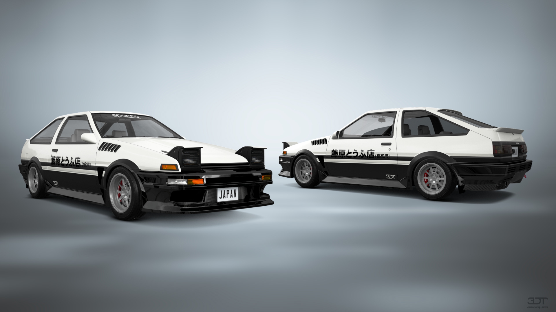 Toyota AE86 1985 — 43 modifications by noobian1919 | 3DTuning