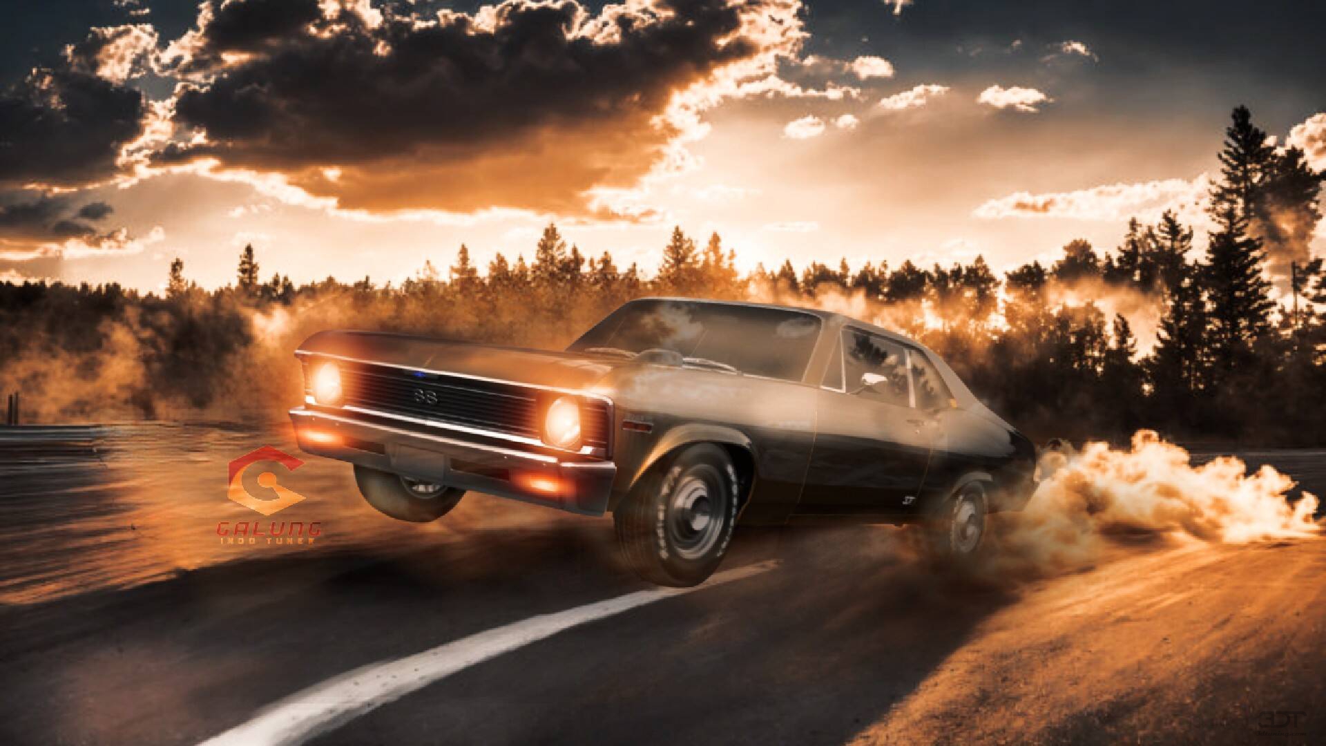 Custom Chevrolet Chevy II Nova 1968 2 Door Coupe by GALUNG | 3DTuning