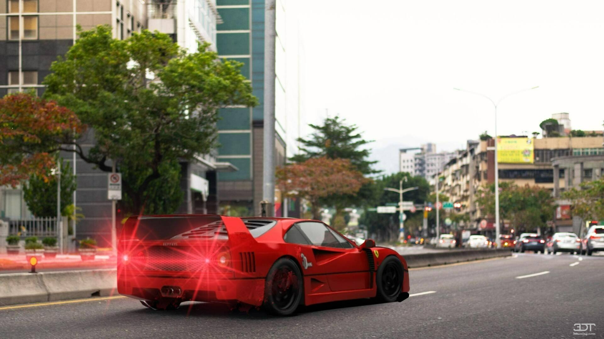 NuKer's 1987 Ferrari F40 custom build | 3DTuning