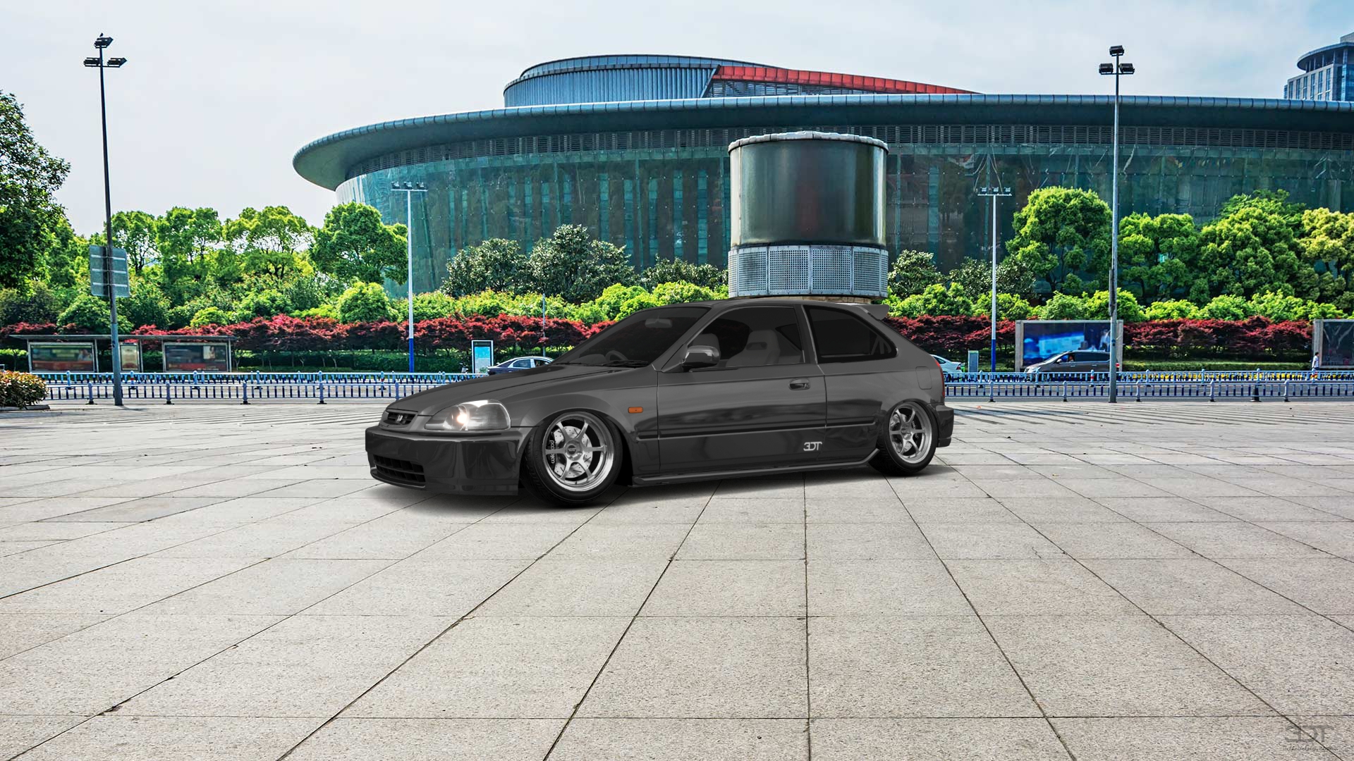 Honda Civic 1997 — tuning project by OOnixxer | 3DTuning