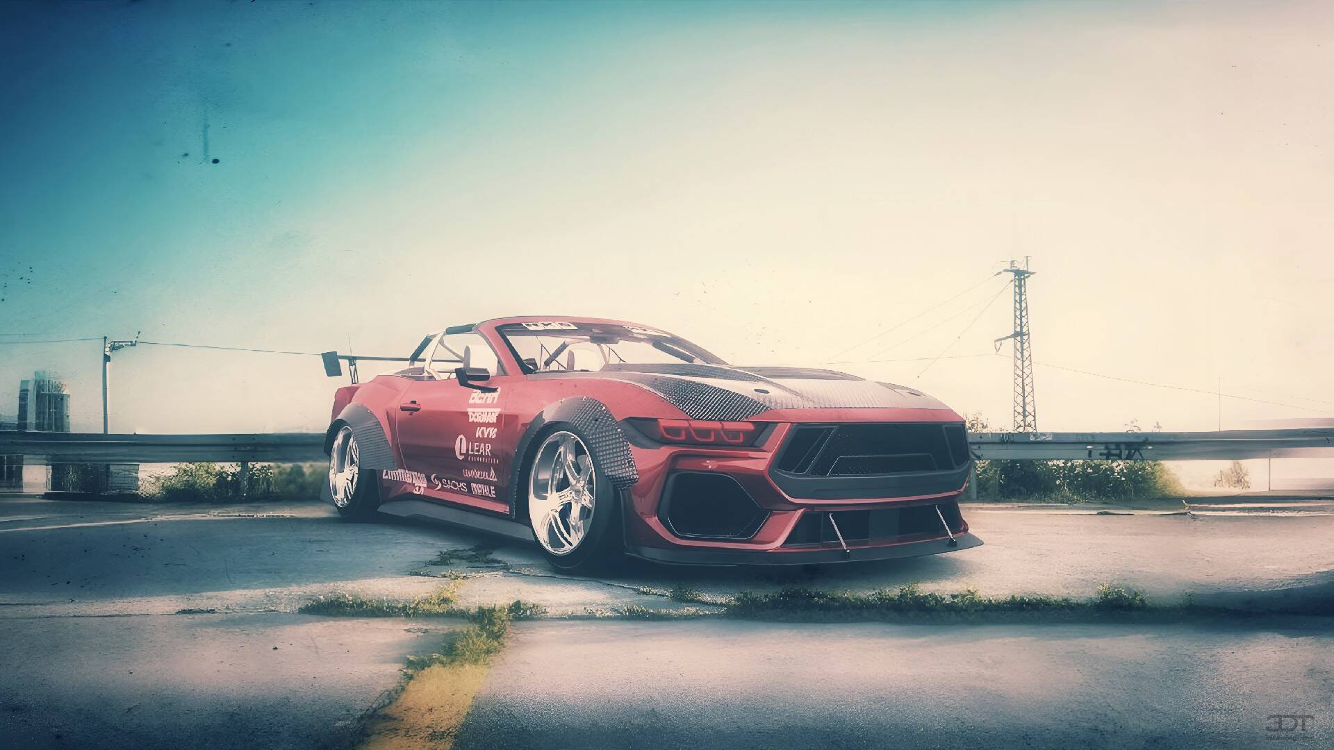 Custom Ford Mustang 2024 2 Door Convertible by marie lili | 3DTuning